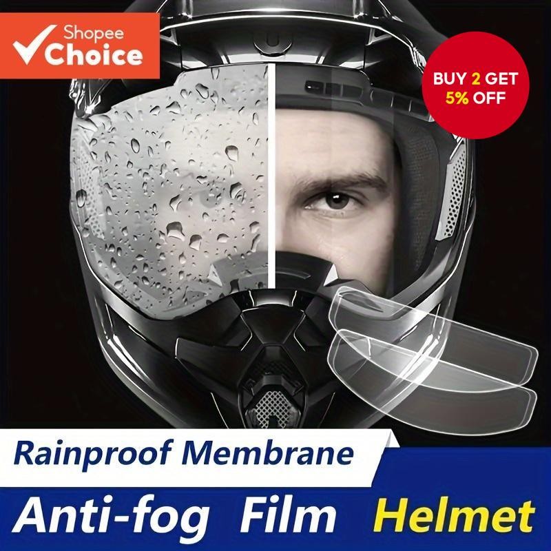 Universal Anti-Fog Helmet Film - 1/2/4 Pack for Electric Motorcycle ...