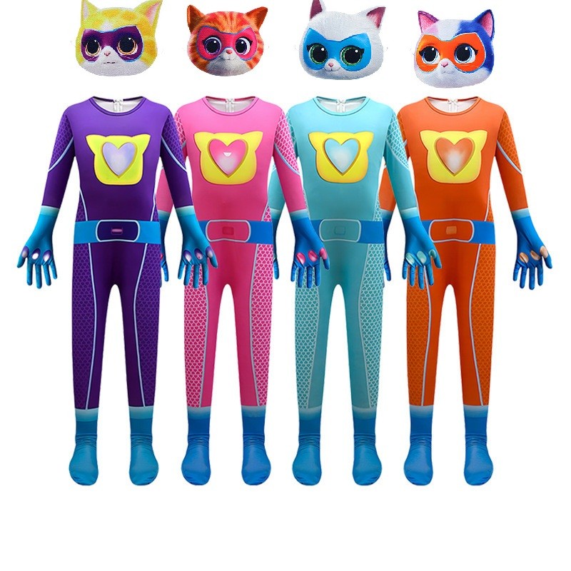 Halloween costume cosplay costume for kids Superkitties costume kids ...