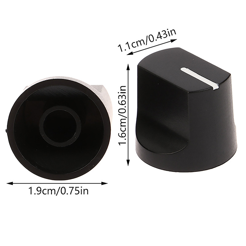 filly 5Pcs Duckbill Type Knob 19*16mm Potentiometer Bakelite Knob Cap ...