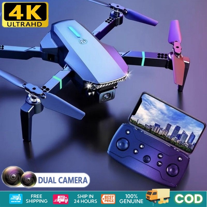 Drone with camera 3 Batteries 4k HD Dual camera drone record video ...