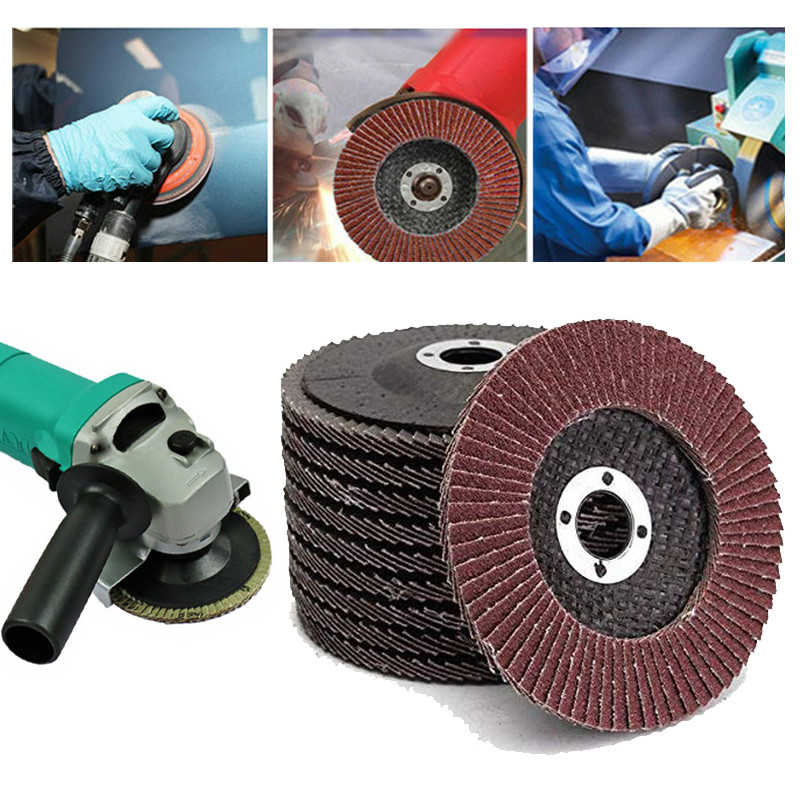 (PER BOX /10PCS) Original Sanding Disc, Flap Disc For Angle Grinder 4 ...