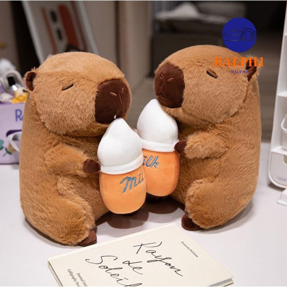 RALPH1 Capybara Plush Toy, Feeder Holding Bottle Capibara Anime Fluffty ...