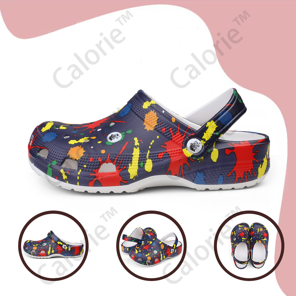 Calorie Classic Clogs Mixtz Color Soft Comfortable Out/indoor Beach ...