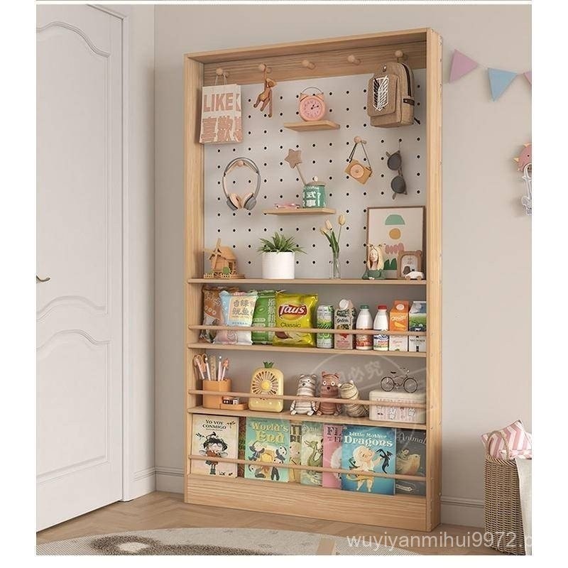 Hole board bookshelf, storage rack, door back storage cabinet, seam ...