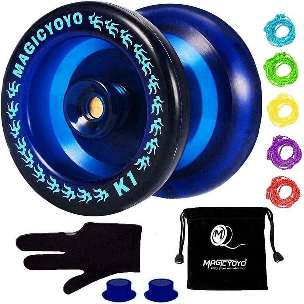 K1 Professional ABS YoYo Ball Bearing String Trick Toy Blue MHXG ...