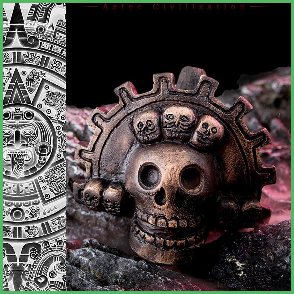 Aztec Whistle Of Death Skull Shaped Authentic Aztec Whistle Aztec Death ...