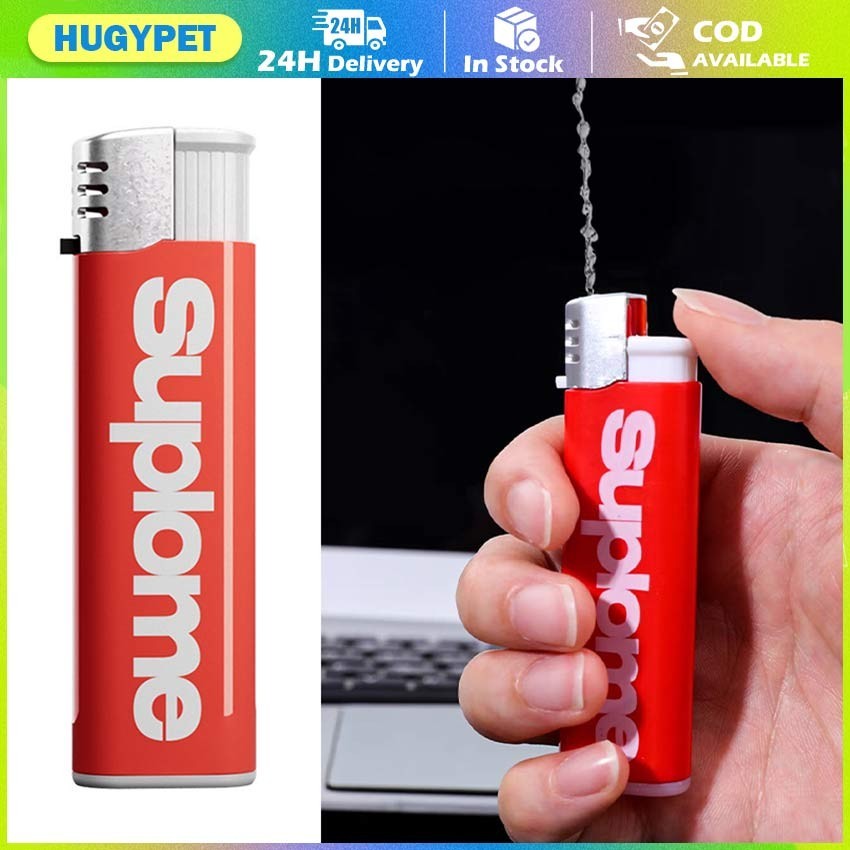 Funny Fake Lighters Squirt Water Toy Press Type Kids Pranks Party Toys ...