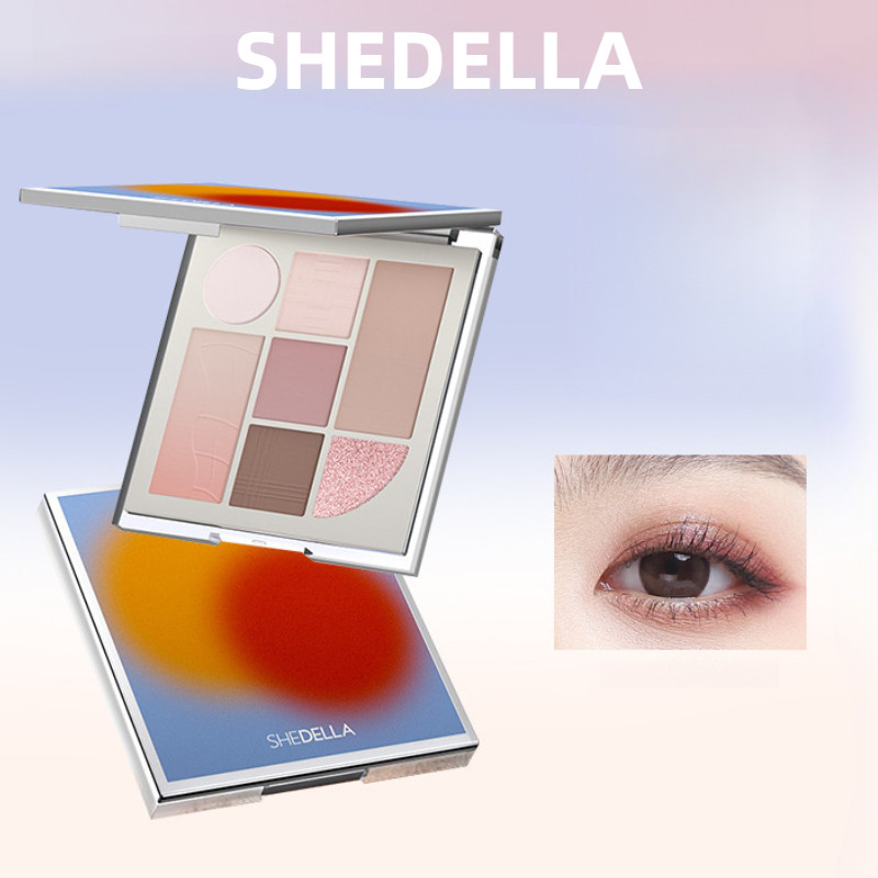 SHEDELLA Eyeshadow Palette Fantasy Seven Colors All-In-One Facial ...