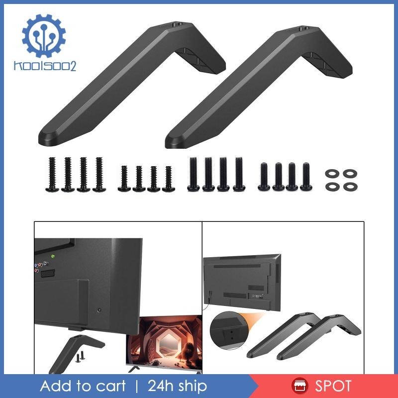 [Koolsoo2] 2x Television Stand, TV Stand Legs, TV Stand Base Mount ...