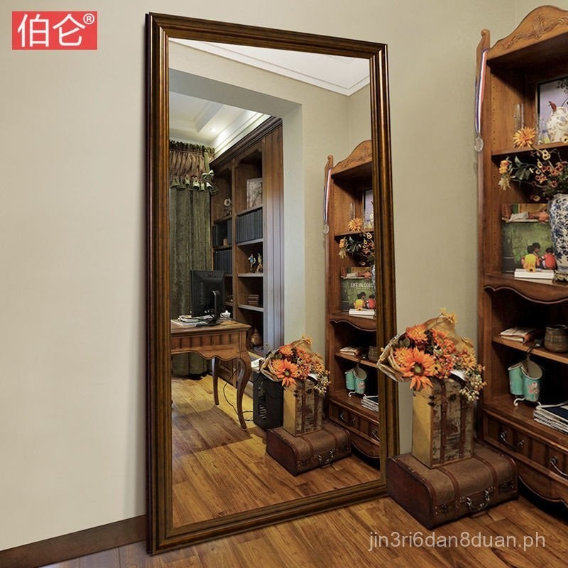 Bolun American and European Style Dressing Mirror Full-Length Mirror ...