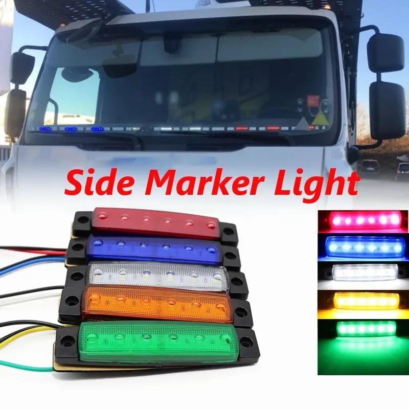 12/24V 6 SMD LED Truck Trailer Pickup Side Marker Indicator Light Truck ...