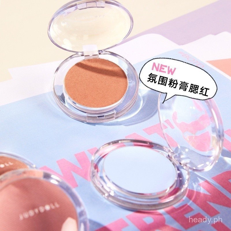 Judydoll Orange Velvet Face Blush Cream Blush Waterproof Matte Single ...