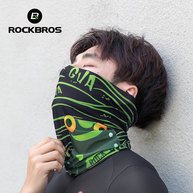 ROCKBROS Cycling Face Mask Elastic Breathable MTB Road Bike Mask ...