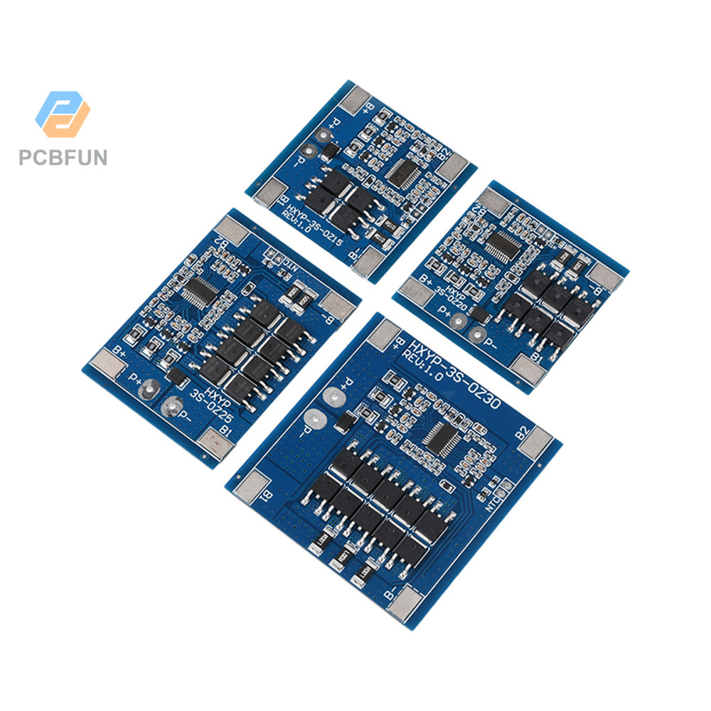 Pcbfun 3S 12V 18650 Lithium Battery Protection Board 11.1V 12.6V Anti ...