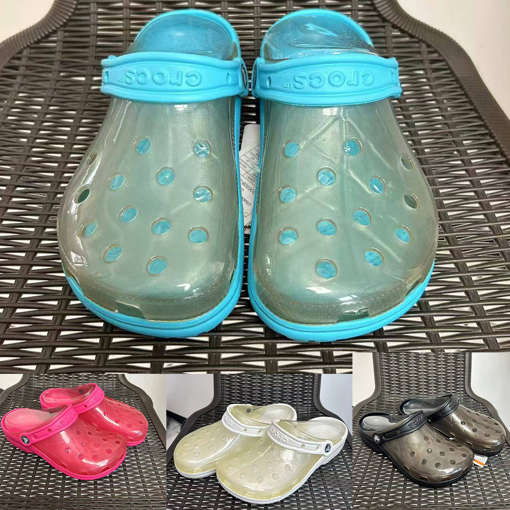 Japanese straight score Crocs Crocs carrots classic see-through sandals ...