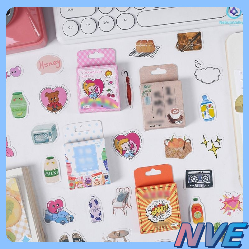 NVE Cute Hand Ledger Sticker Cartoon Creative Children Sticker Ins ...
