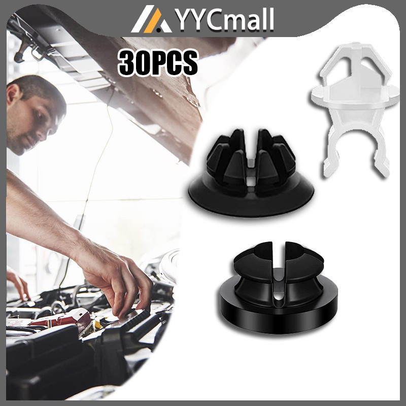 30Pcs/Set Hood Support Strut Rod Clips Car Auto Plastic Hood Bonnet ...