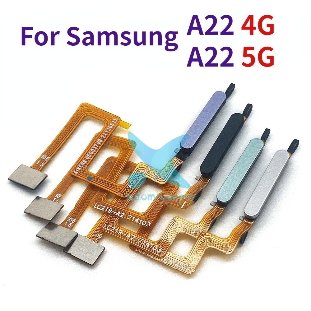 For Samsung Galaxy A22 4G 5G Fingerprint Sensor Home Return Key Menu ...