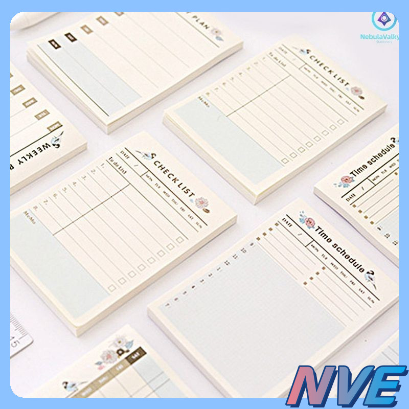 NVE Daily Planner Student Diary Time Planning Memo Pad Daily Memo ...