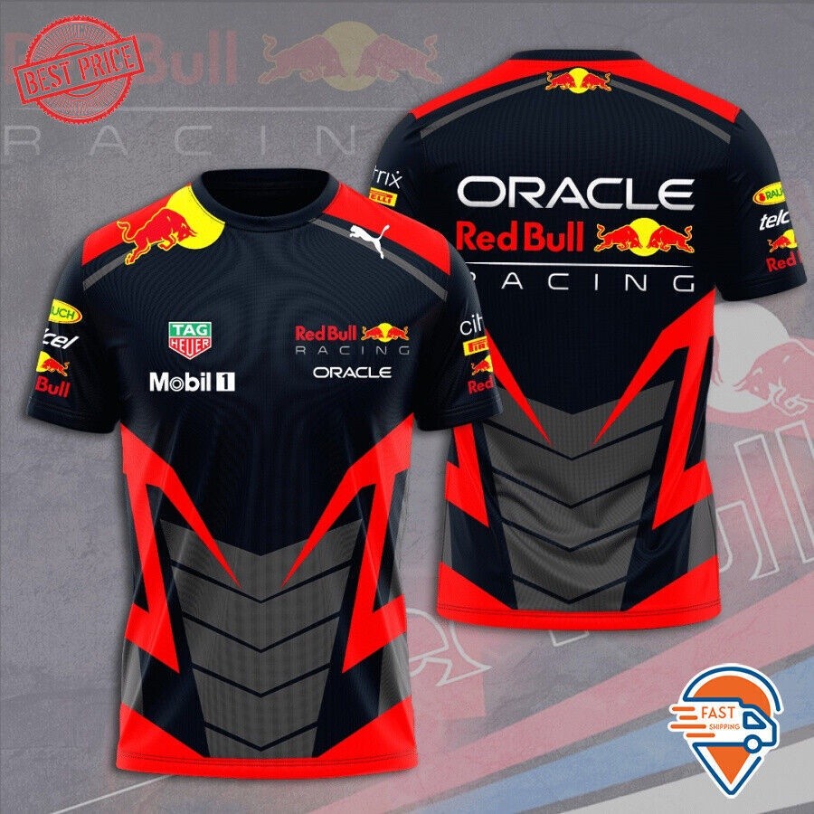 Mesh Fabric Breathable Menswear，F1 Red Bull Racing Team Uniform Full ...