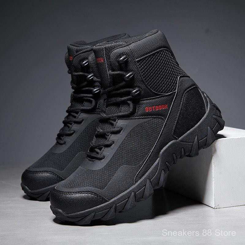 Ready Stock Men's Military Boots SWAT Boots Tactical Boots High-Top ...