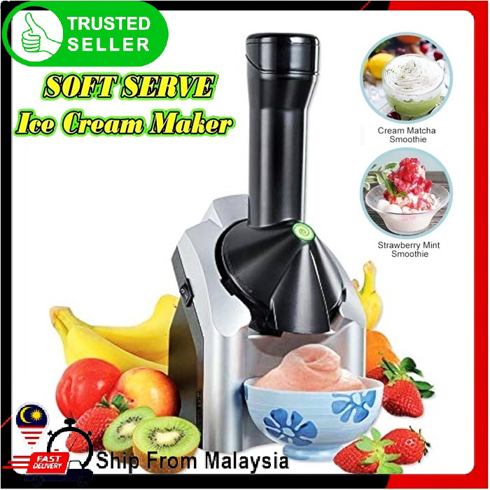 DIY Fruit Ice Cream Maker Machine / Sejuk Beku Frozen Fruit Ice Cream ...