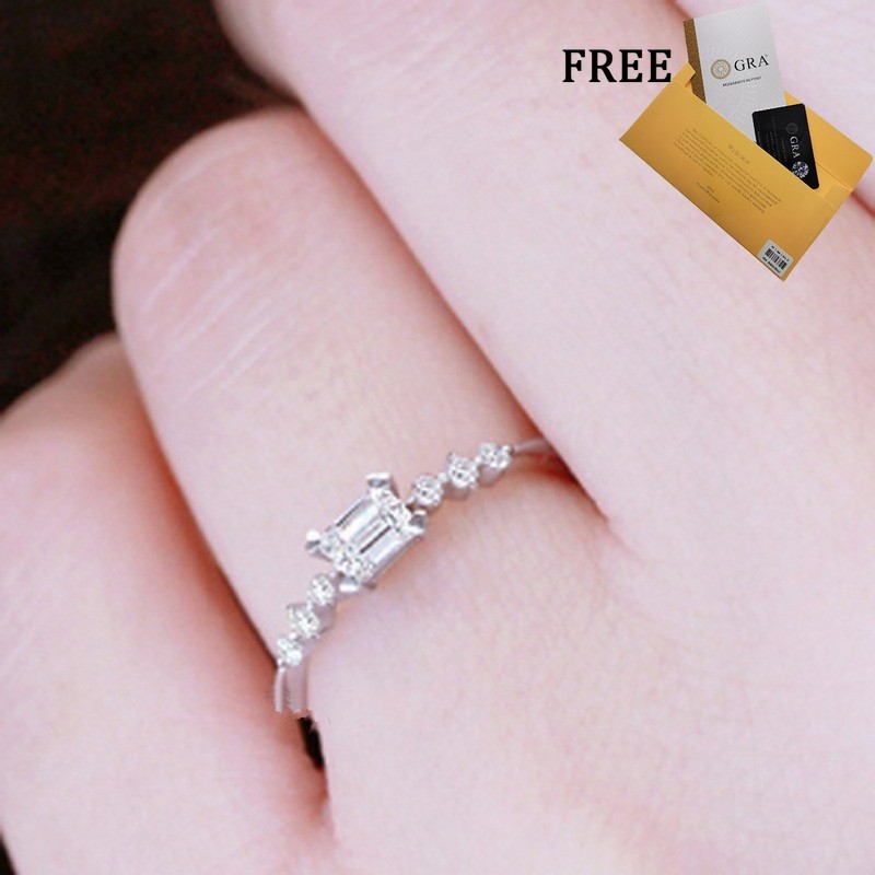 Includes GRA Certificate |New S925 Silver Simple Diamond Ring | Shopee Philippines