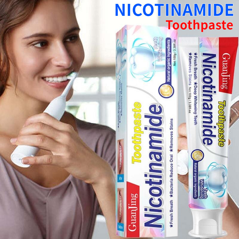 GUANJING Niacinamide Toothpaste Remove Tobacco and Yellow Dental Stain ...