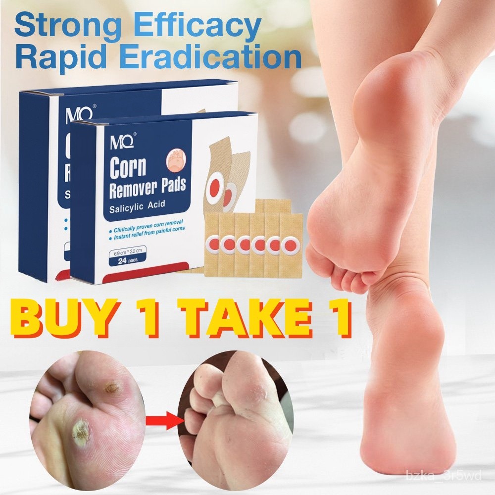 【BUY 1 TAKE 1】24PCS Warts remover Foot Corns Remover Patch To remove ...