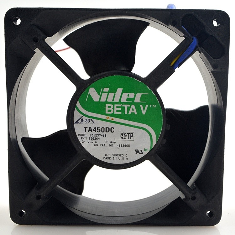 Japan Nidec TA450DC B31257-16A 12038 24V 0.28A 12cm cooling fan ...
