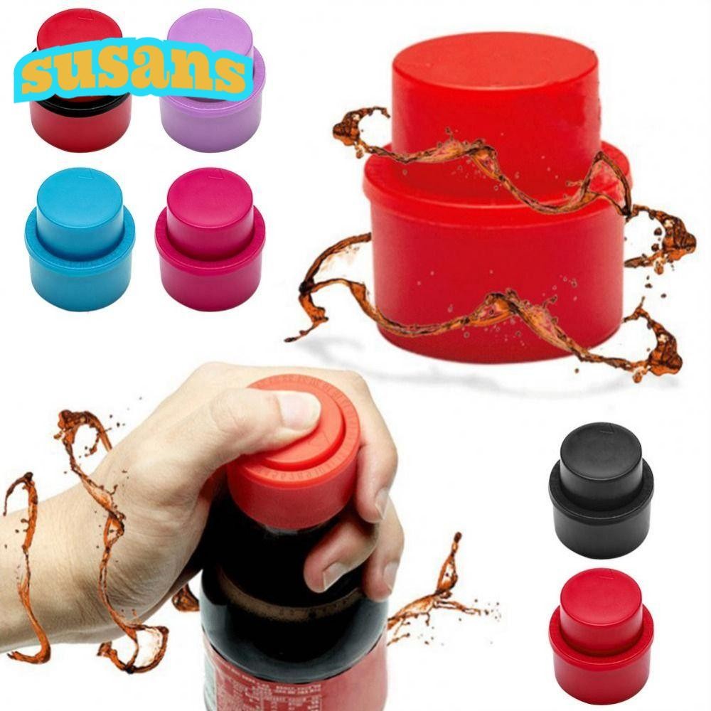 SUSANS 2pcs/Set Drink Sealer Inflatable Cola Pump Carbonation Keeper ...