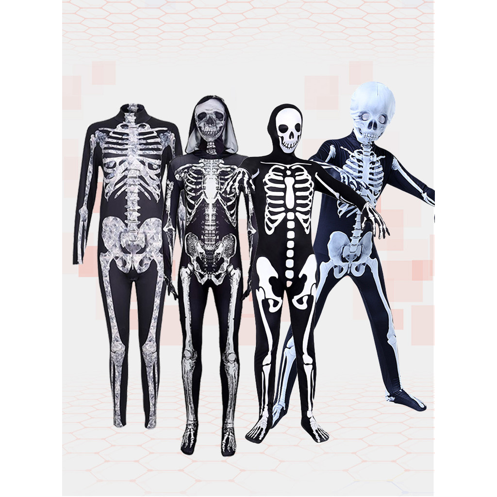 Halloween cosplay Skeleton Bodysuit Bodysuit Body Zombie Death Stage ...