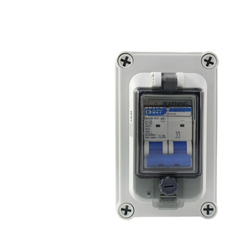 Chint NXB-2P Switch Transparent Plastic Waterproof Box Outdoor 2 ...