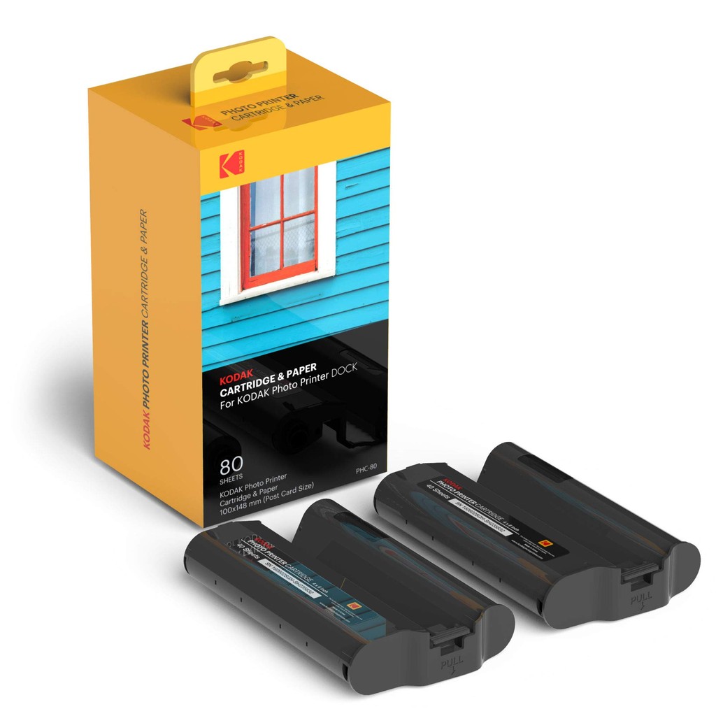 KODAK 4PASS film cartridge (10x15cm) for KODAK Dock & Dock Plus 80 ...