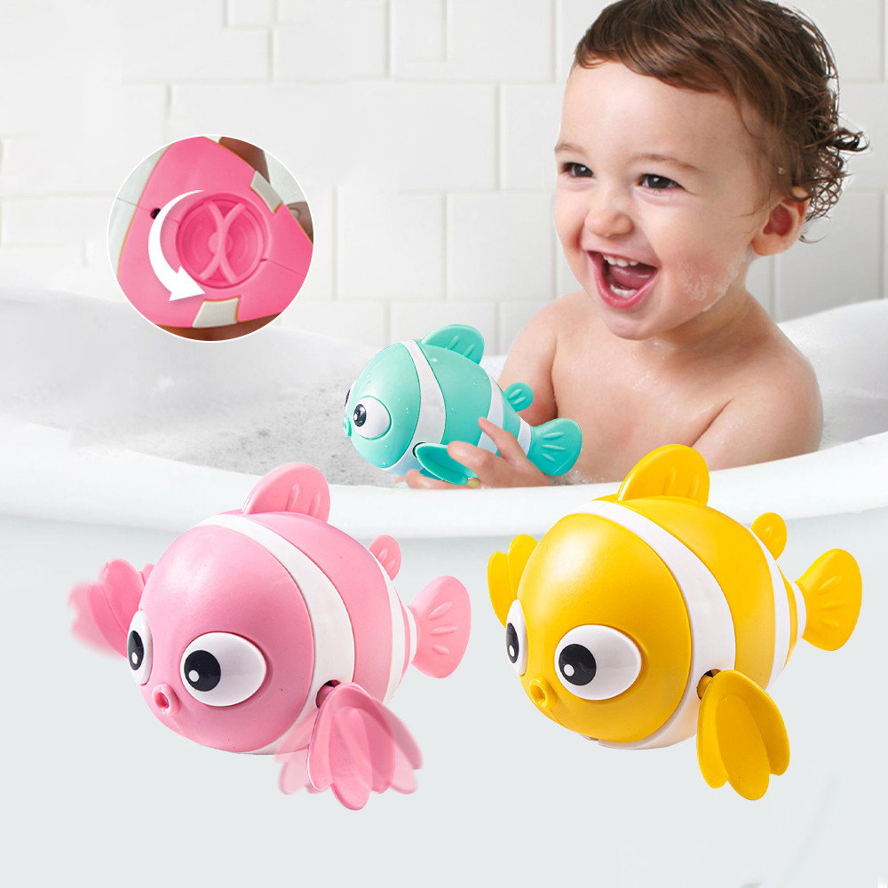 Cozyland Clockwork Clown Fish Moving Toy Funny Swimming Carp Toys Baby ...