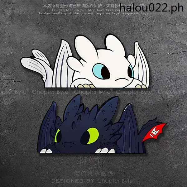 Car Sticker How to Train Your Dragon Night Brake Toothless Personality ...
