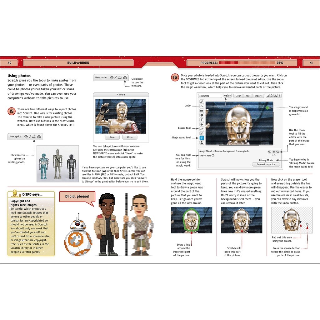 English Original Star Wars Project Coding Star Wars Coding Projects A step-by-step visual guide ...