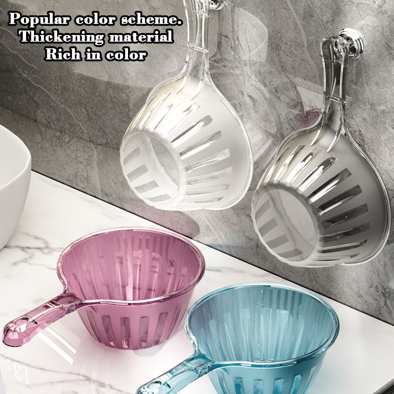 Japanese Water Dipper Clear Tabo Aesthetic Transparent Scooper Bathroom ...