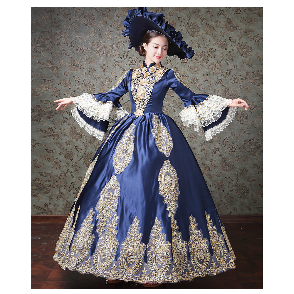 Halloween Costume European Retro Court Costume British Noble Costume ...