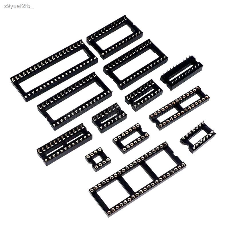 ѦIC socket integrated block MCU straight plug DIP chip round hole base ...