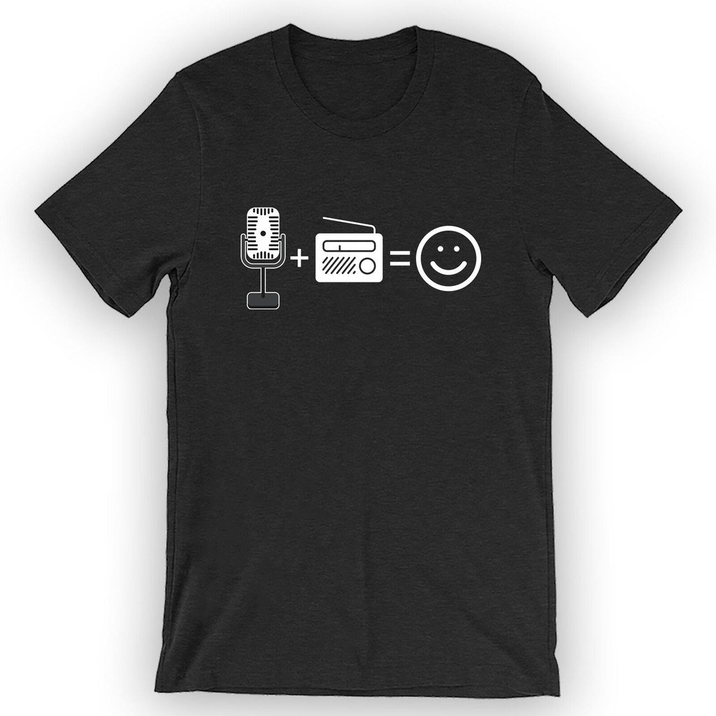 Microphone + Radio = Happy T-Shirt Ham Radio | Shopee Philippines