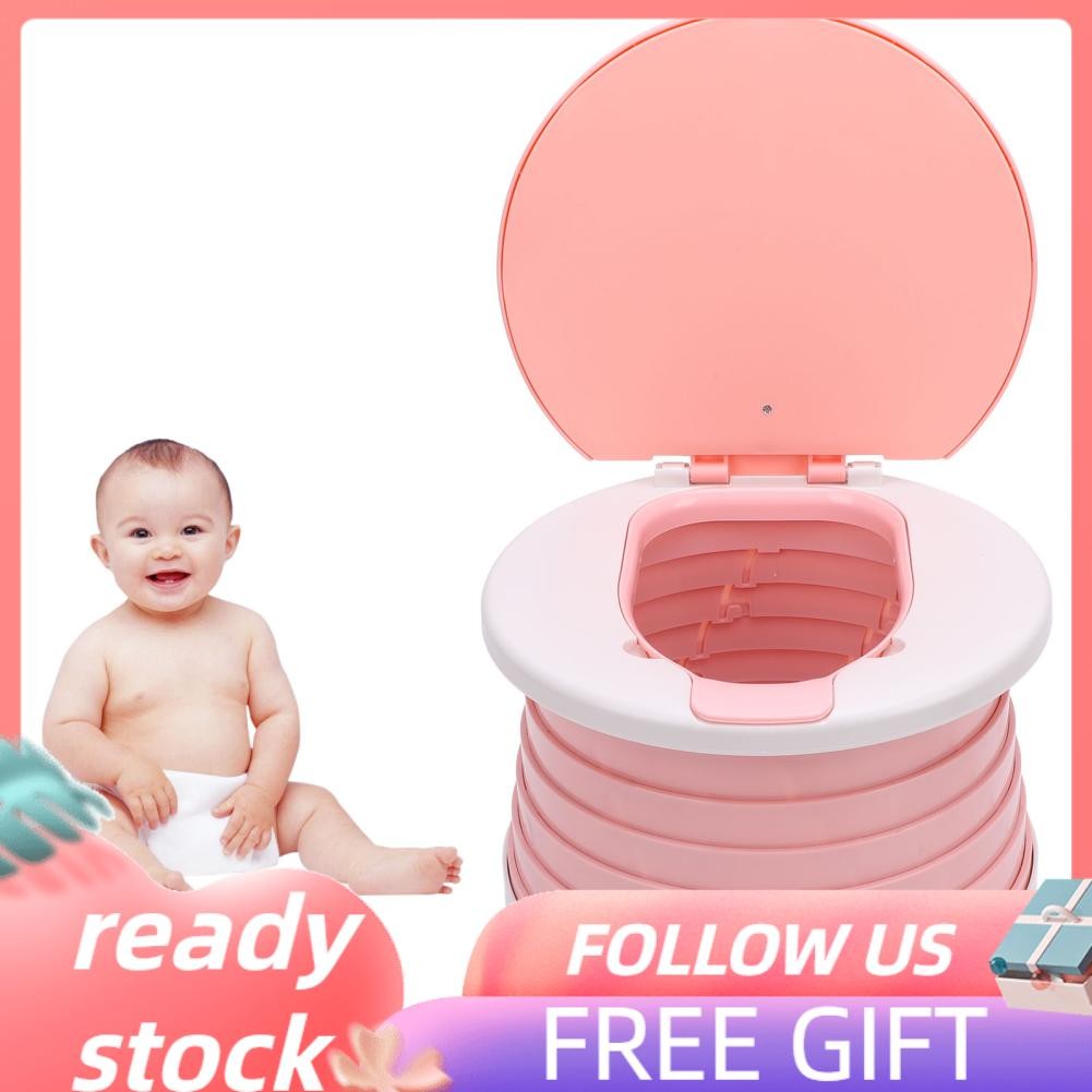 Hanhan1 Toddler Portable Potty Seat Kids Toilet Folding Stable for ...