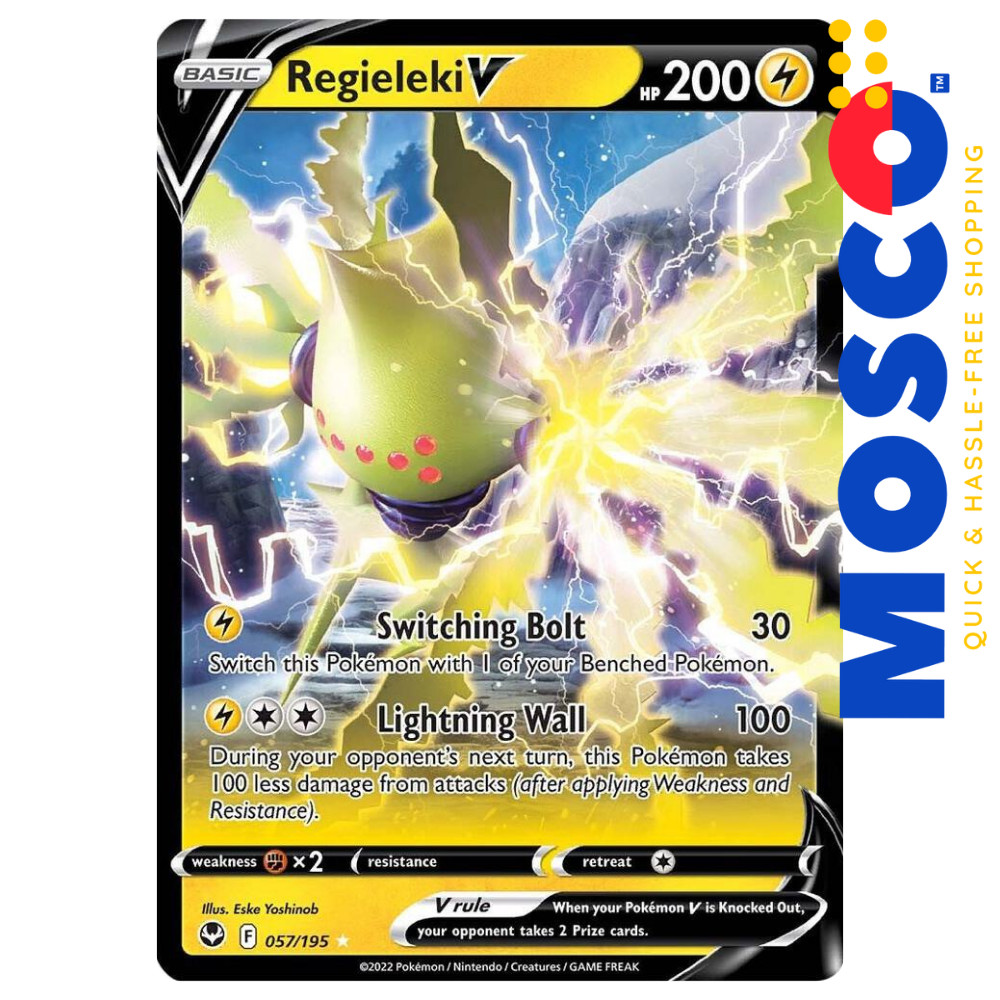 Regieleki V - 057/195 Ultra Rare Silver Tempest | Pokemon TCG | Shopee ...