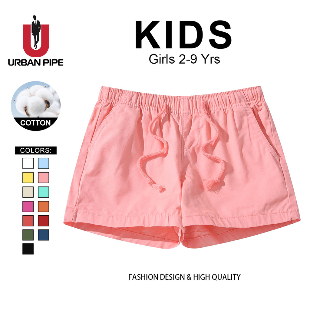 PRINCESS SARA Plain Short For Kids 2-9 Yrs Girls Kid Shorts Knee-Above ...