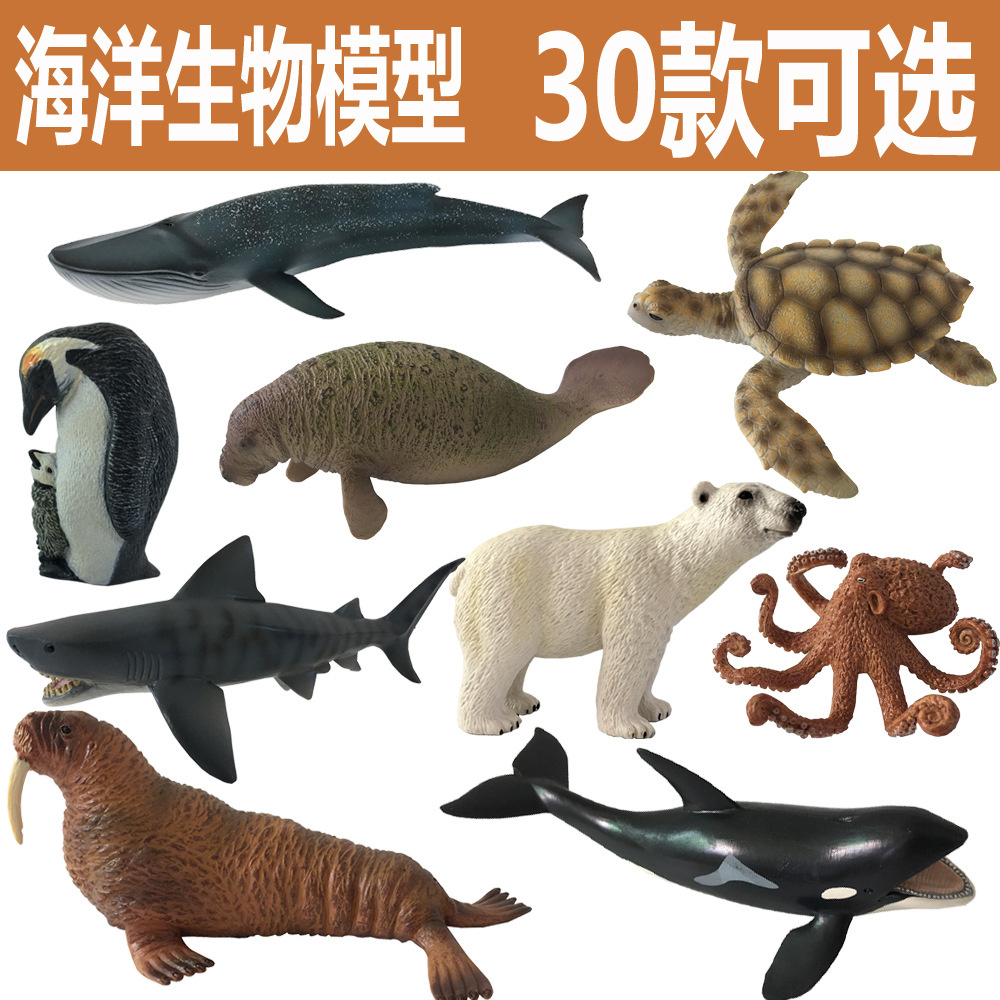 Children Solid Simulation Marine Life Model Great White Shark Shark ...
