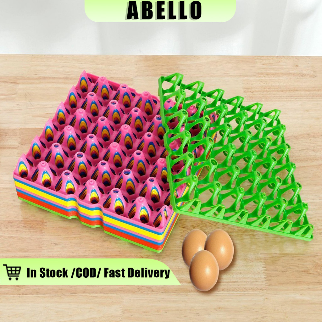 Shockproof 30 Eggs Tray Plastic Egg Pallet Stackable Organizer Egg ...