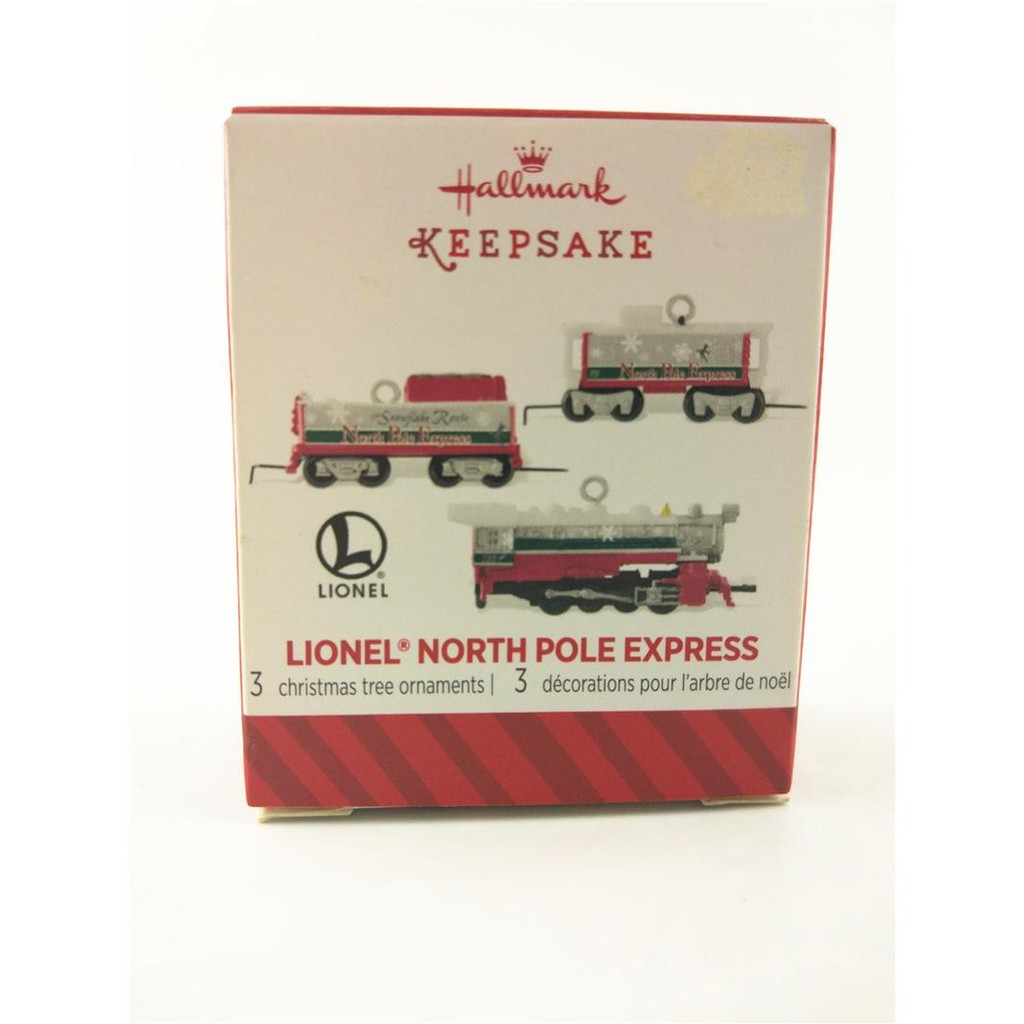 Herman Hallmark Lionel Mini Train 3 Sections north pole express Polar ...