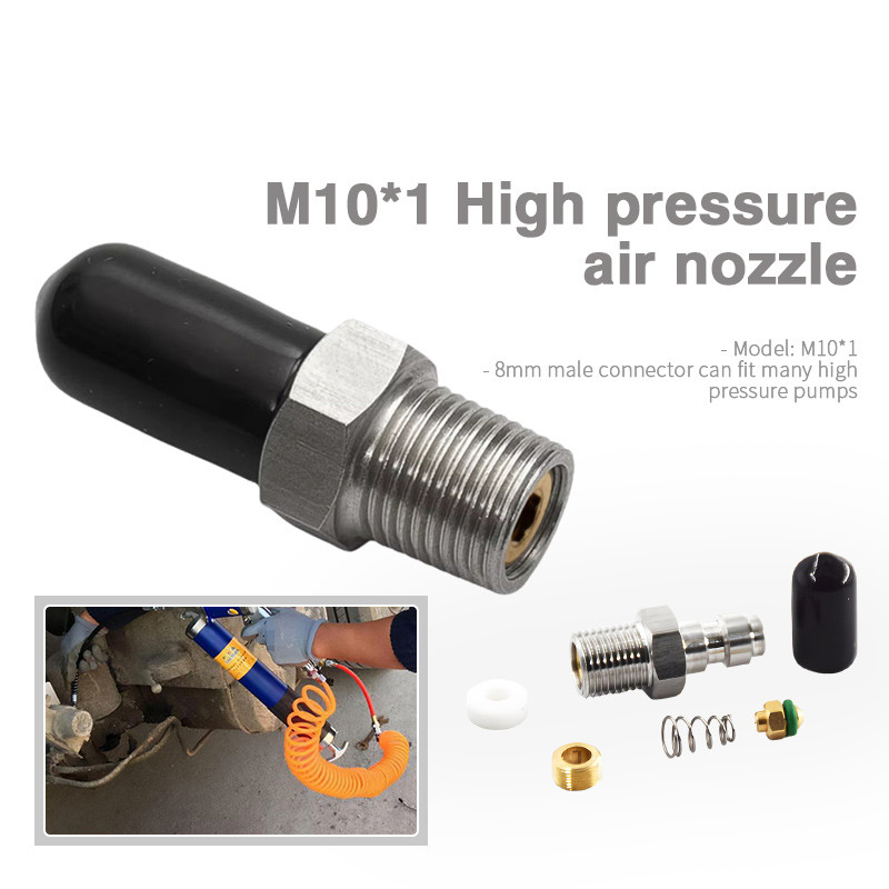 1Pcs 8mm Quick Connect Check Valve Male Connector M10*1 PCP Filling ...