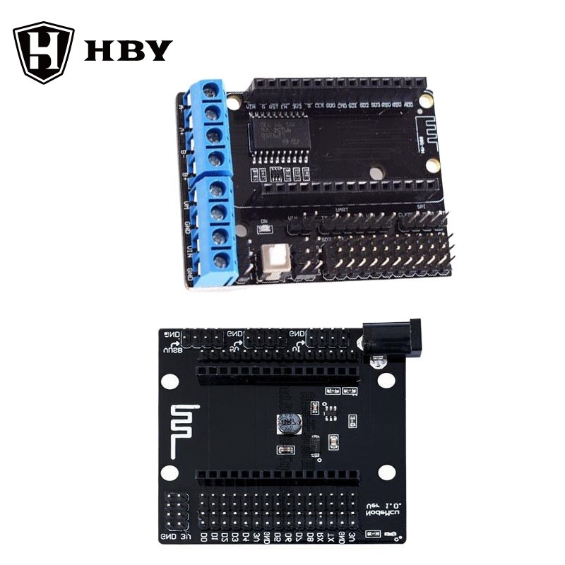 Nodemcu Motor Shield Board L293dnodemcu Node Mcu Base Esp8266 Testing Diy Breadboard Basics