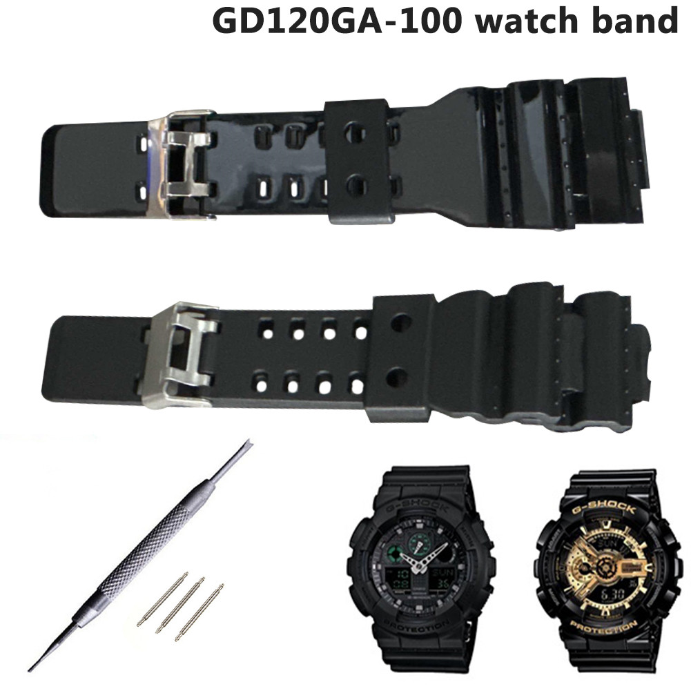 Universal Silicone Rubber Watchbands Stylish Replacement Strap For G ...